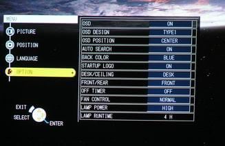 Panasonic home theater projector performance -2 - Projector Reviews