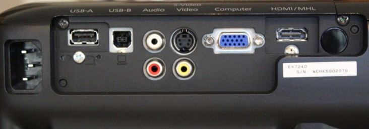 Epson EX7240 Pro Portable Projector Review - Hardware Tour - Projector ...