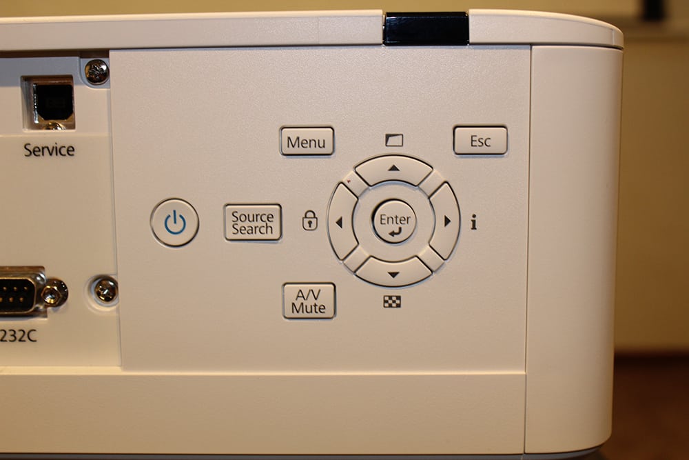 Control Panel With Projector