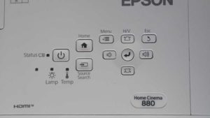 Epson Home Cinema 880 Projector Review- Hardware - Projector Reviews
