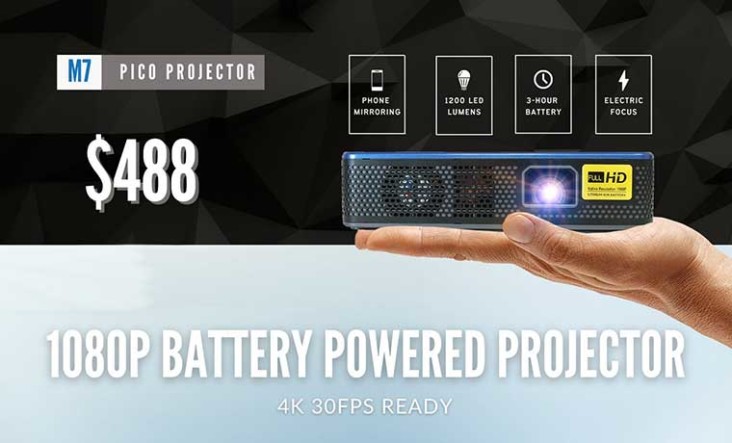 AAXA M7 Portable LED Projector Review - Projector Reviews