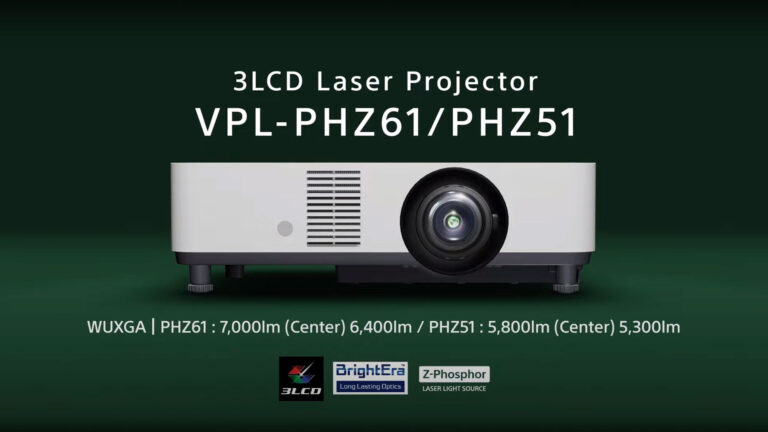 SONY VPL-PHZ61 WUXGA 3LCD Business Projector Review - Projector Reviews