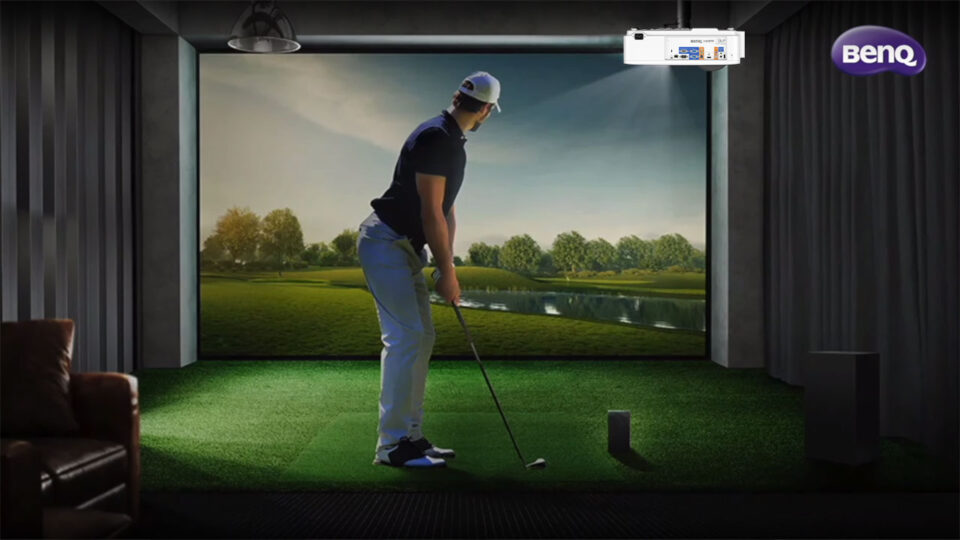BenQ LH820ST 1080P Short-Throw Laser Golf Simulator Projector Review ...