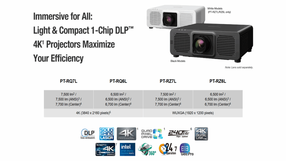 Panasonic PT-RQ7L 7500-Lumen 4K DLP Projector - Review - Projector Reviews